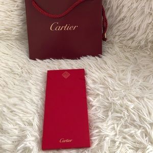Cartier | Other | Cartier Envelope Free Paper Bag | Poshmark